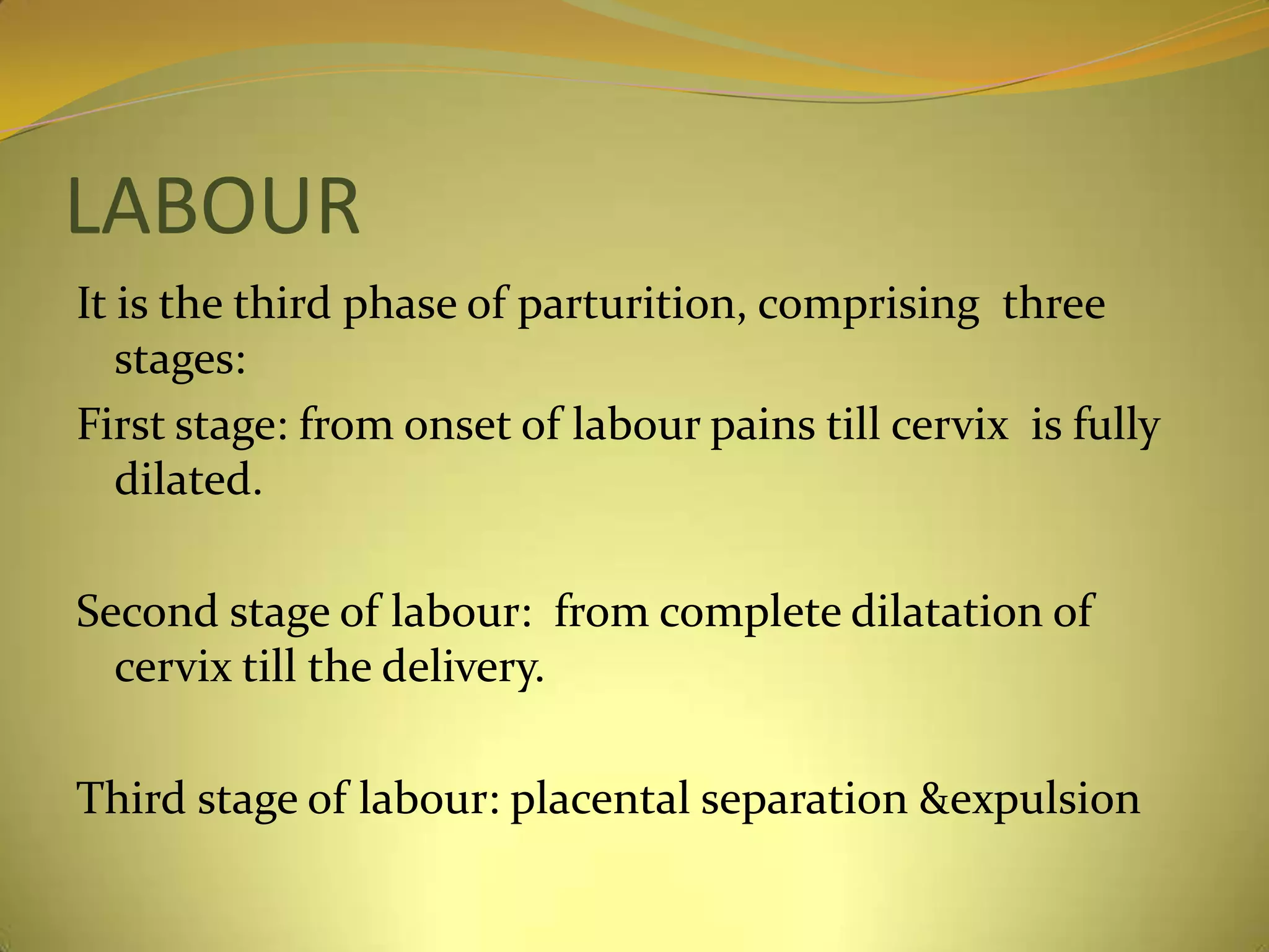 Physiology of normal labour | PPTX