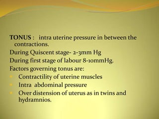 Physiology of normal labour | PPTX