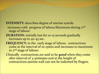 physiologyofnormallabour in pregnancy... | PPT