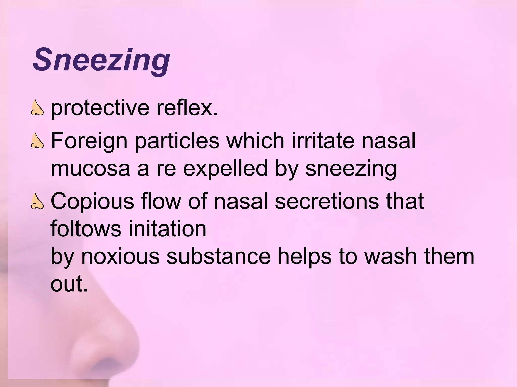 Physiology of nose | PPTX