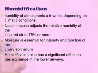 Physiology of nose | PPTX