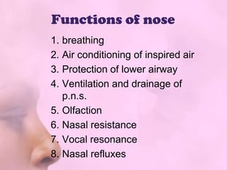 Function of nostril store