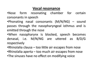 Physiology of nose | PPTX