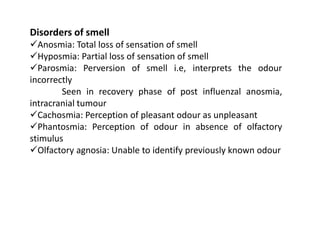 Physiology of nose | PPTX