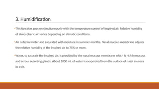 PHYSIOLOGY OF NOSE MBBS ENT 3rd phase medico | PPT