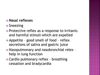 Physiology of nose and pns | PPTX