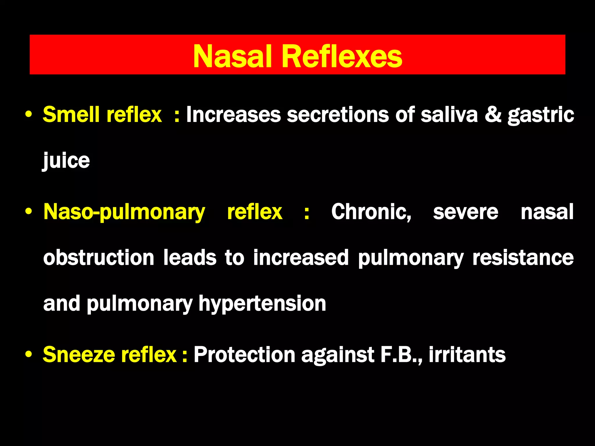 Physiology of nose & PNS | PPT