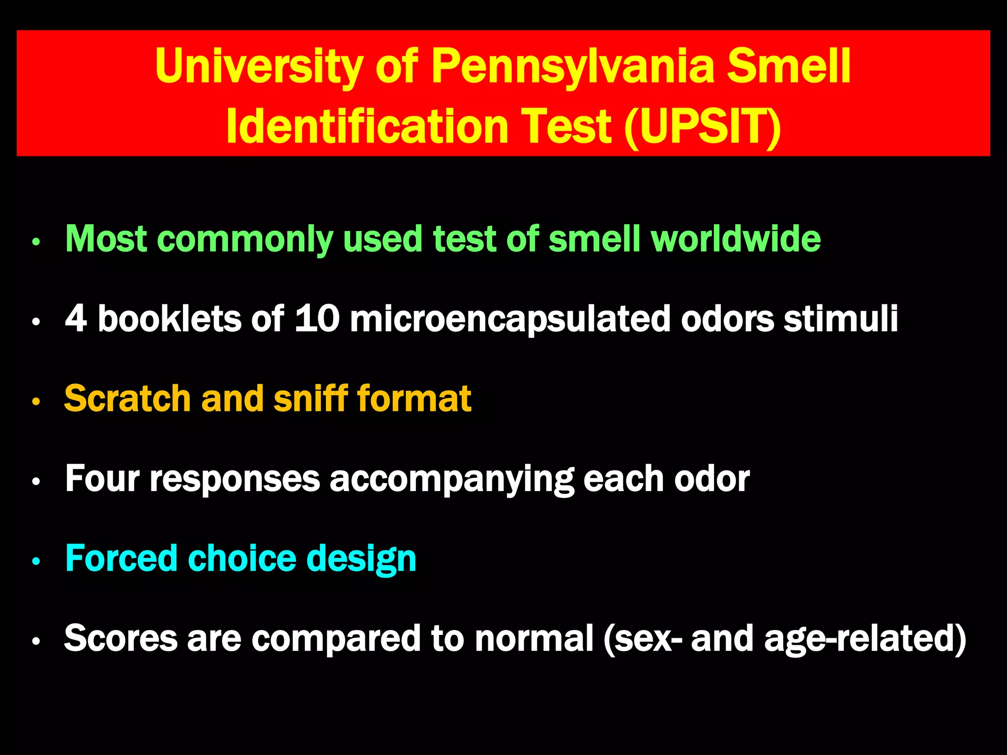 Physiology of nose & PNS | PPT