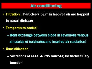 Physiology of nose & PNS | PPT