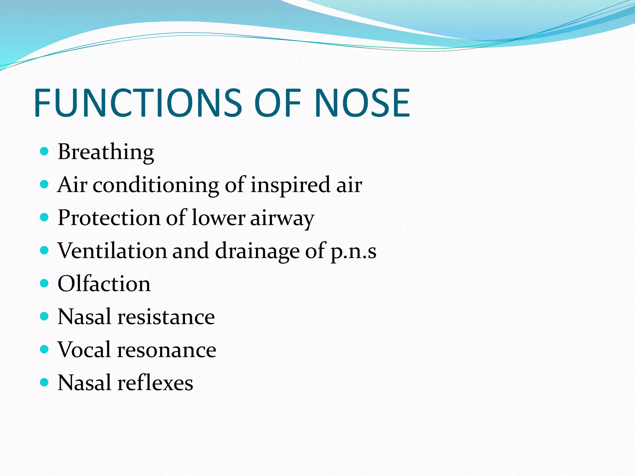 Physiology of nose,smell and its pathway | PPTX