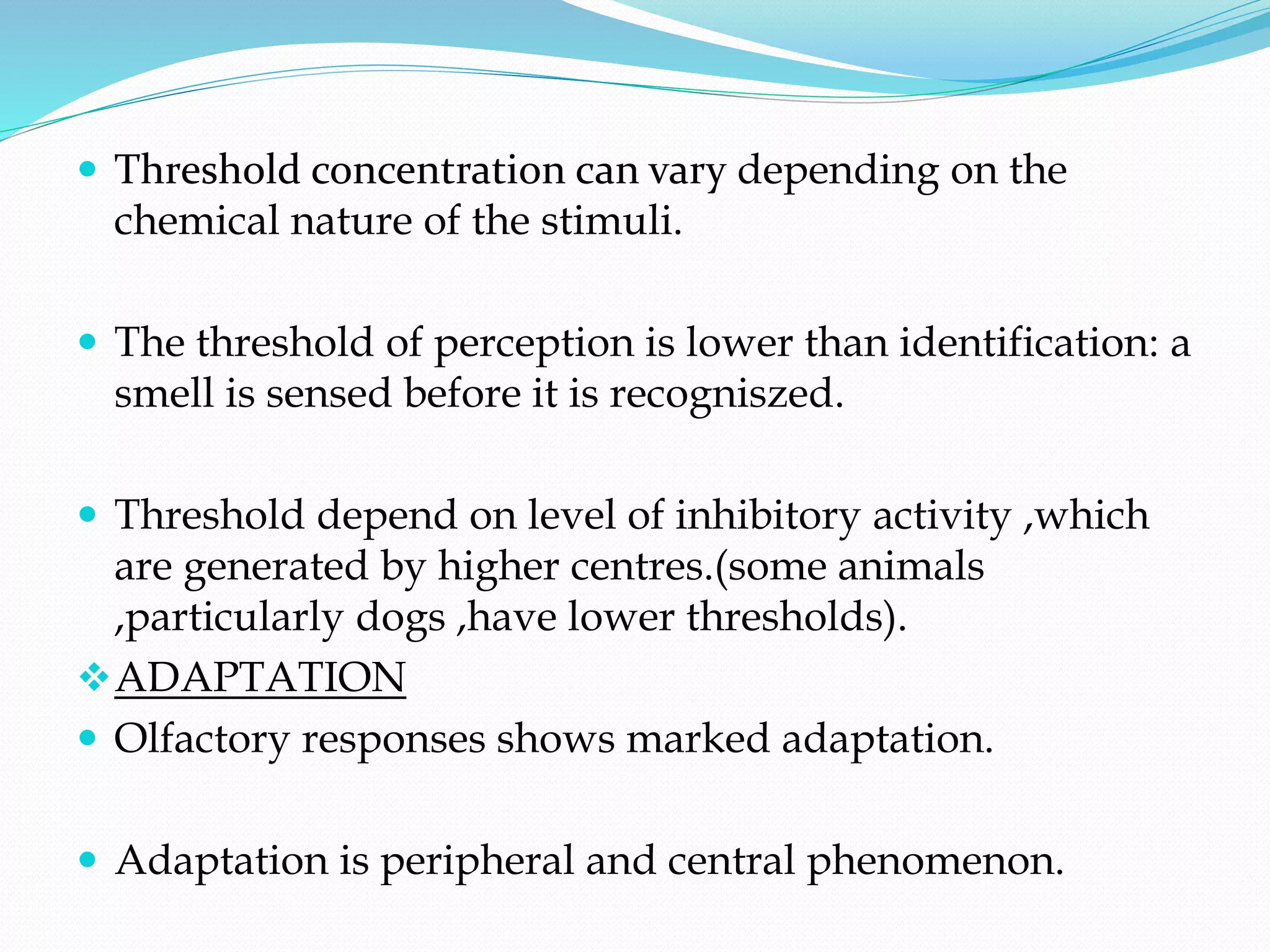 Physiology of nose,smell and its pathway | PPTX