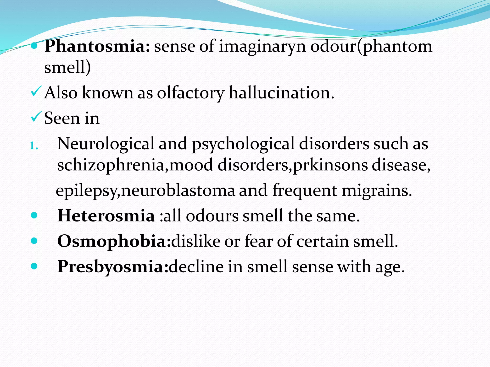 Physiology of nose,smell and its pathway | PPTX