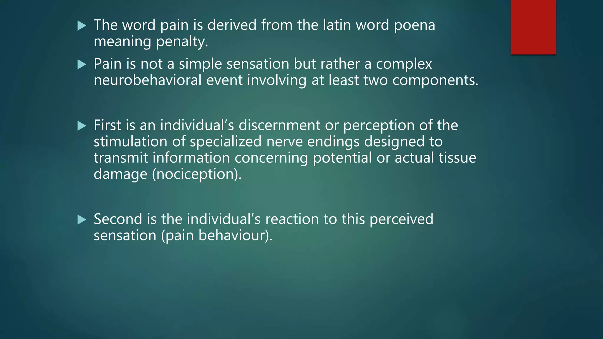 Physiology of pain | PPTX