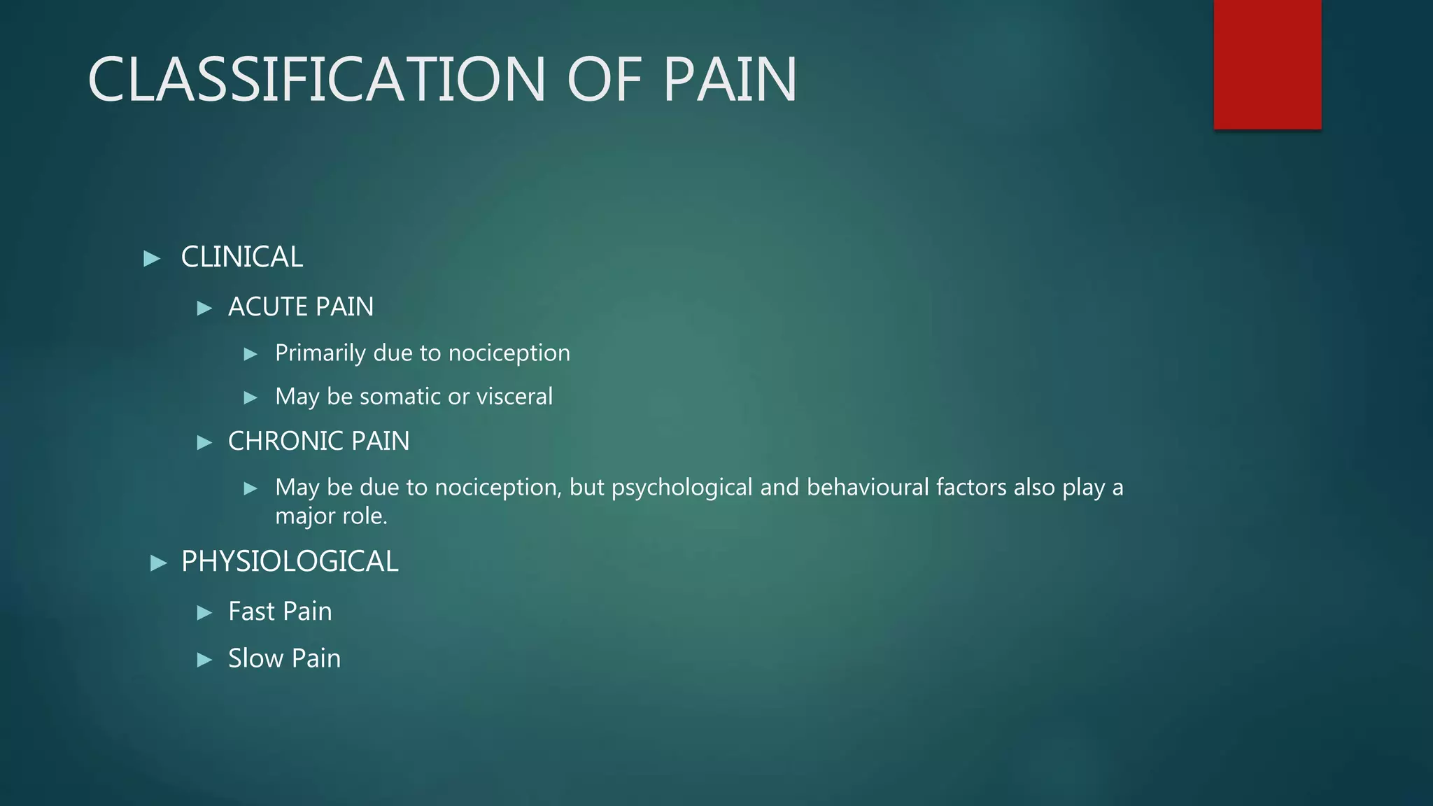 Physiology of pain | PPTX