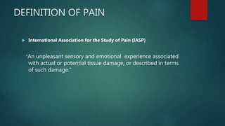Physiology of pain | PPTX