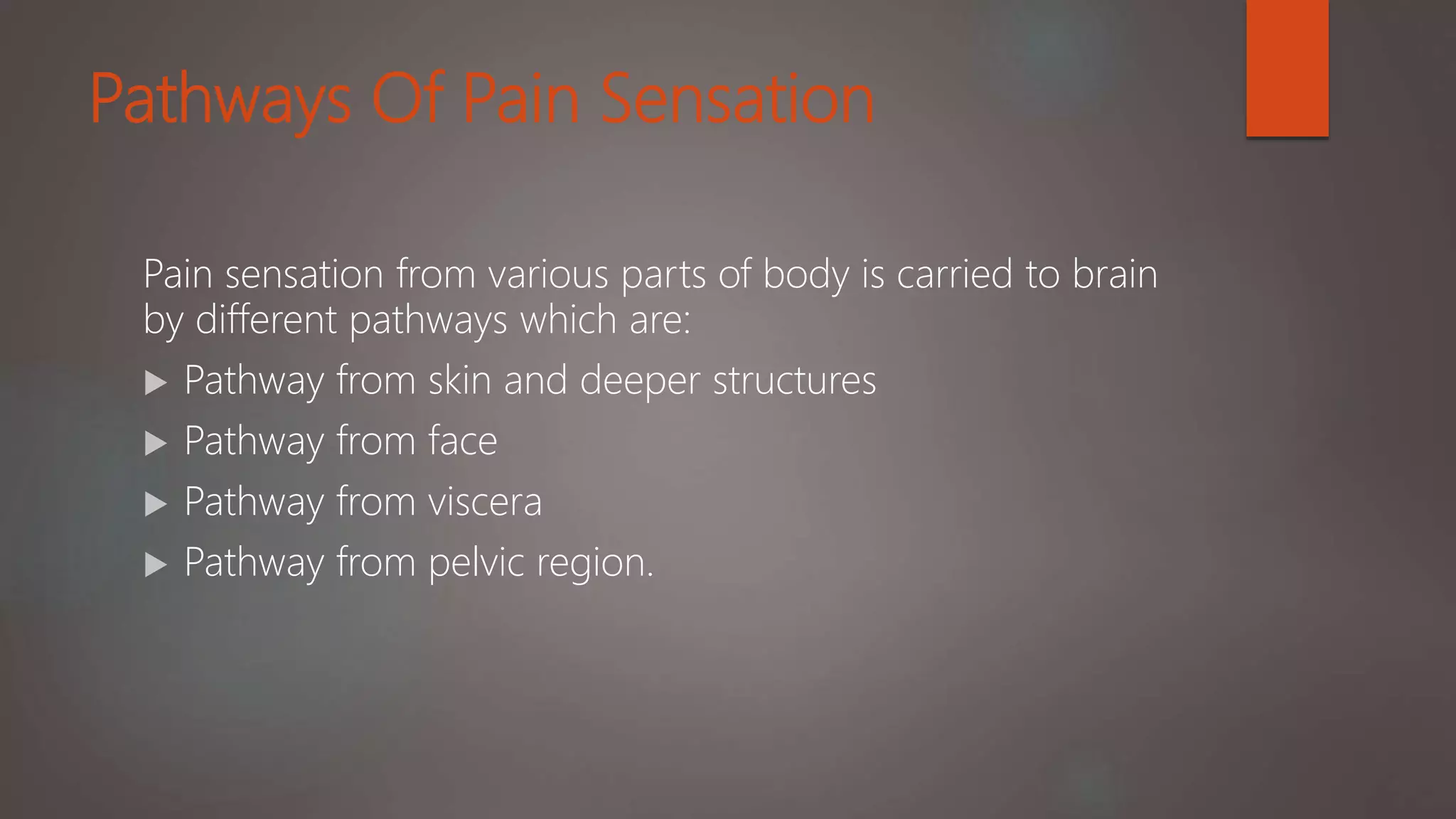 Physiology of Pain | PPTX