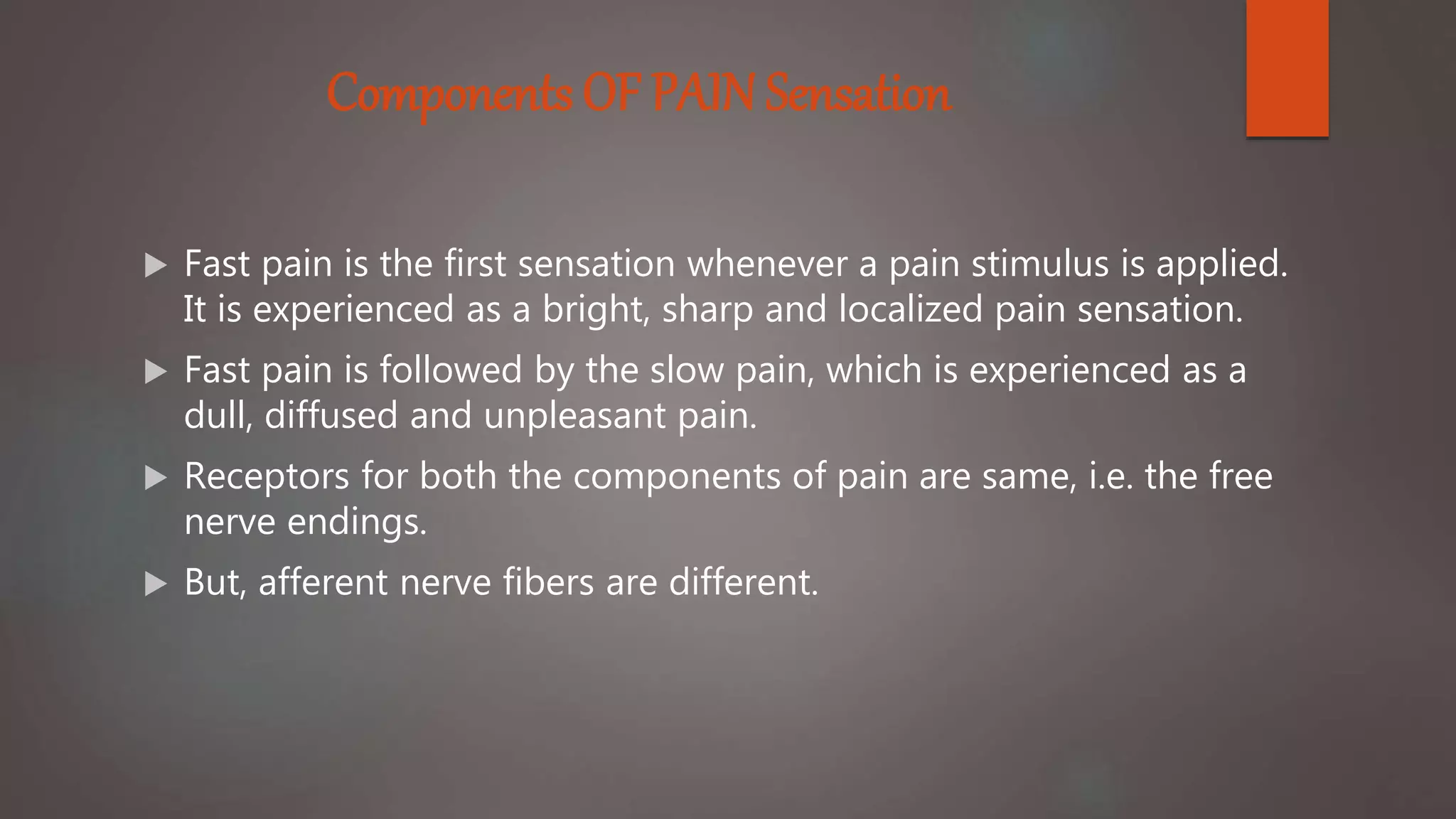 Physiology of Pain | PPTX