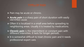Physiology of Pain | PPTX