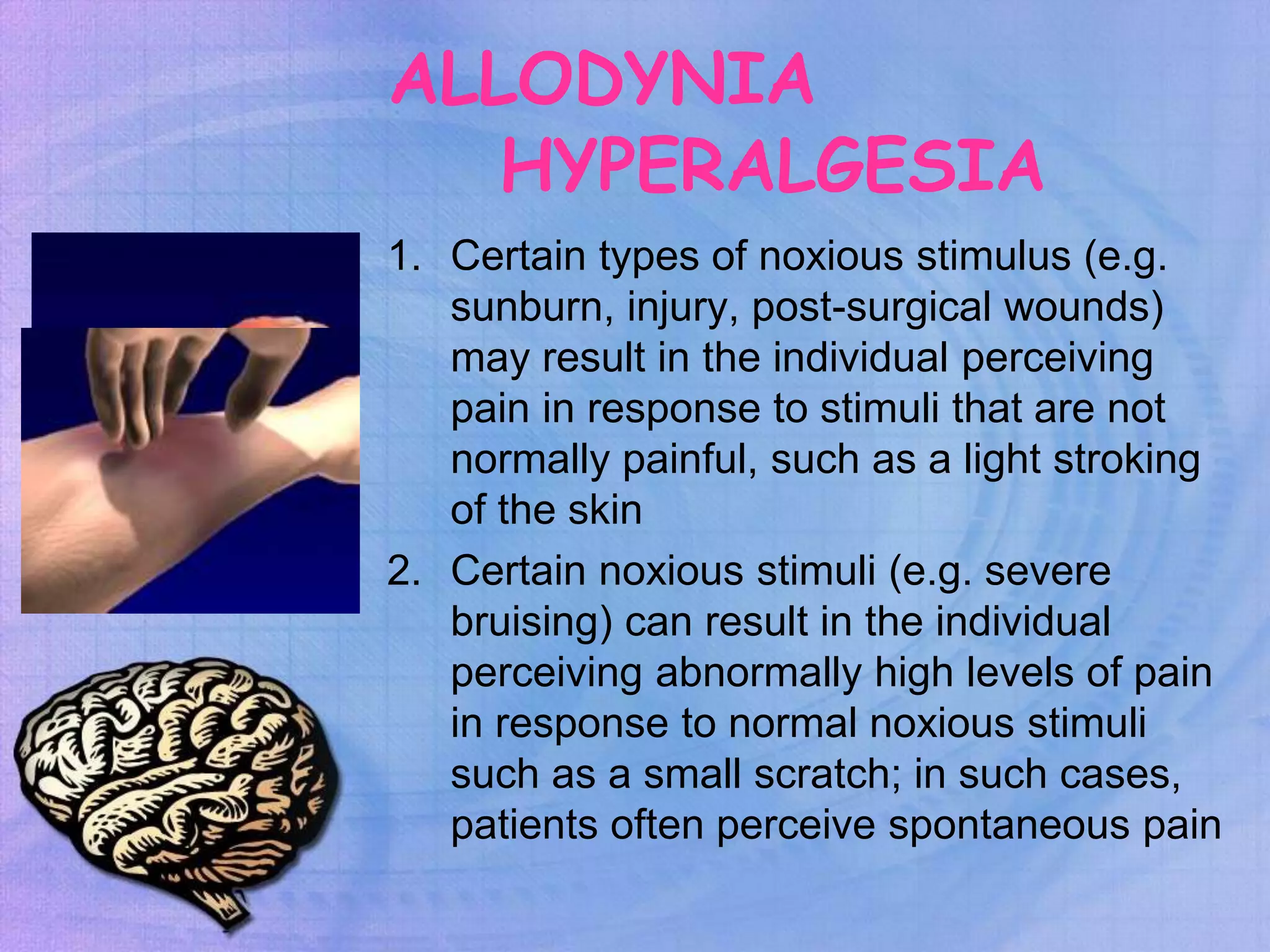 Physiology of pain2003 | PPT
