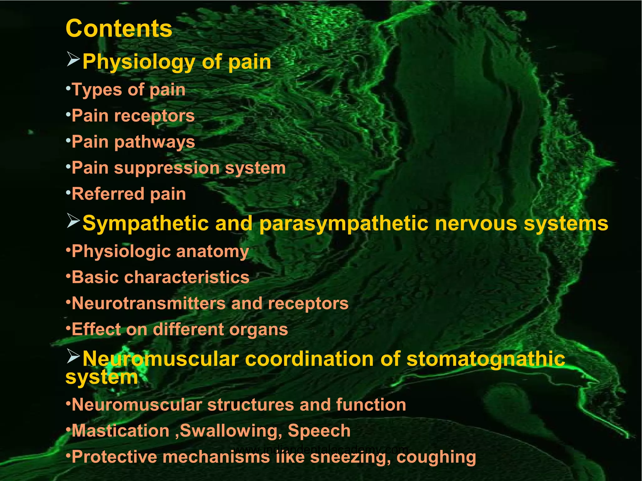 Physiology of pain | PPT