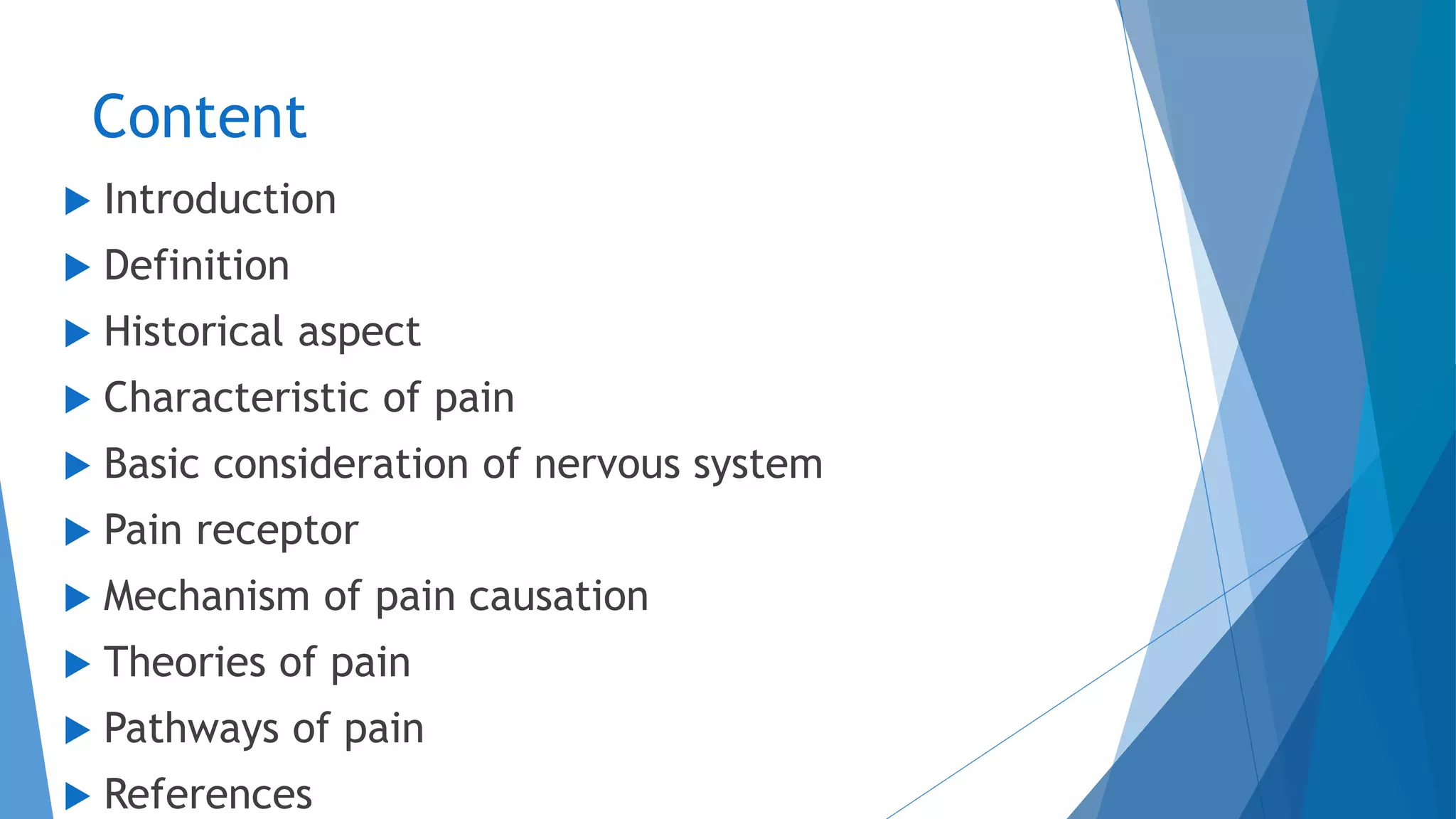Physiology of Pain | PPTX