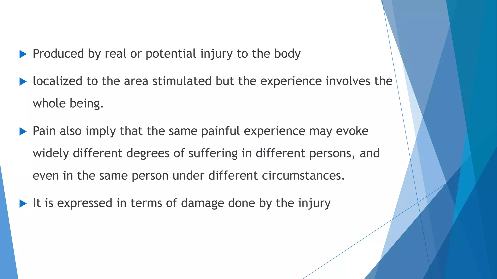 Physiology of Pain | PPTX