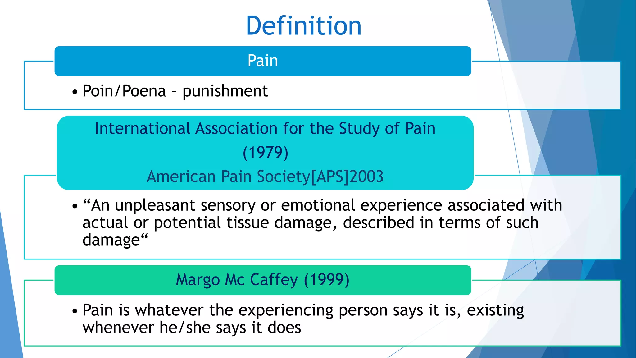 Physiology of Pain | PPTX