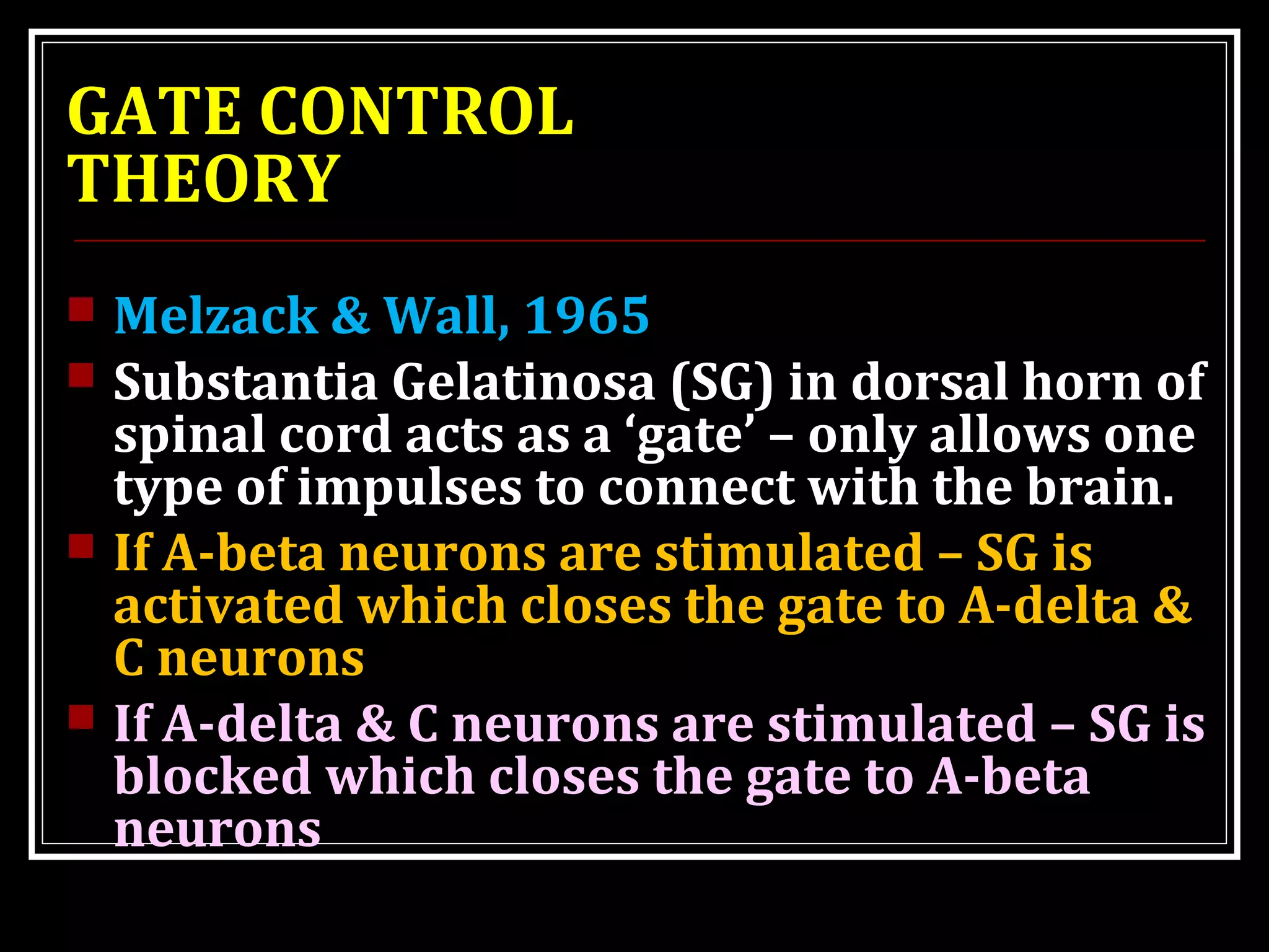 Physiology of pain pathway | PPT