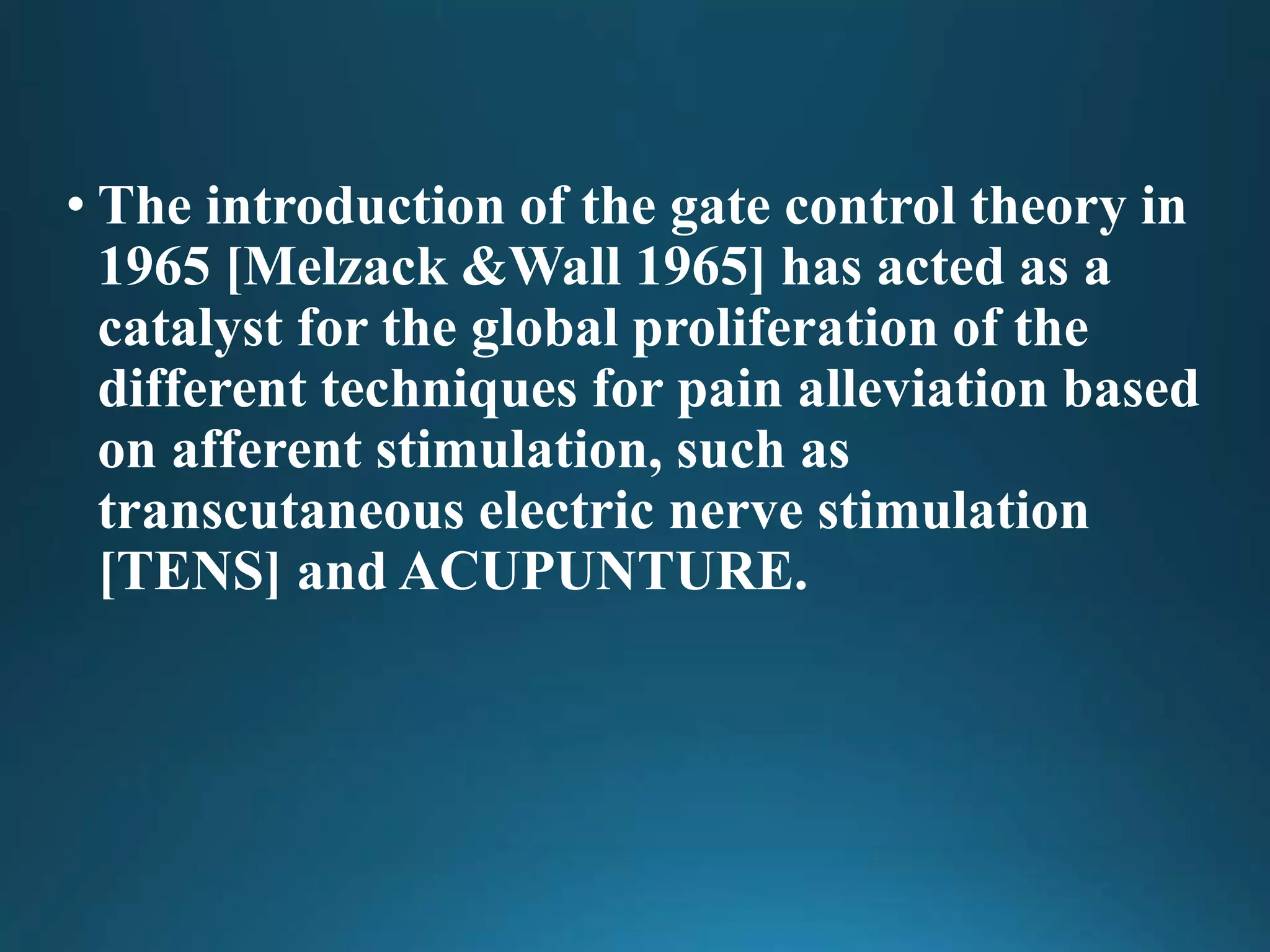 Physiology of pain pathways | PPTX