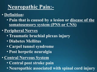 Physiology of pain pathways | PPTX