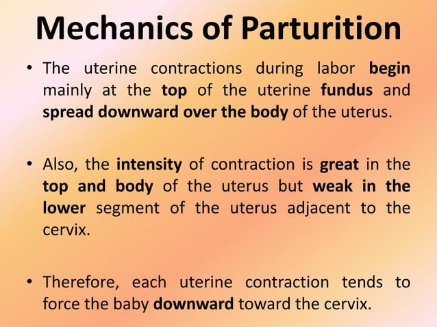 Physiology of parturition | PPTX