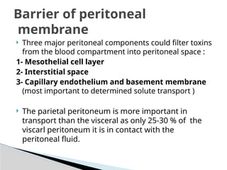 Physiology of the Peritoneal dialysis .pptx