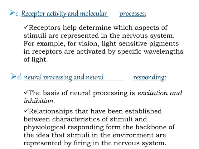 Physiology of perception | PPTX
