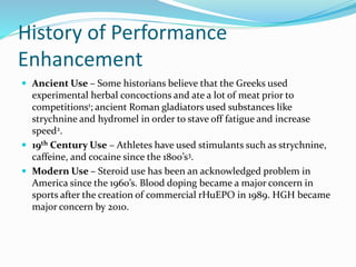 Physiology of performance enhancement | PPTX