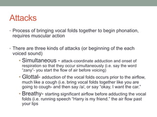 Physiology of phonation by Dr. Farhat Khan | PPTX