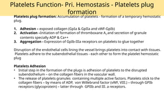 Physiology of Platelets and Hemostasis .pptx