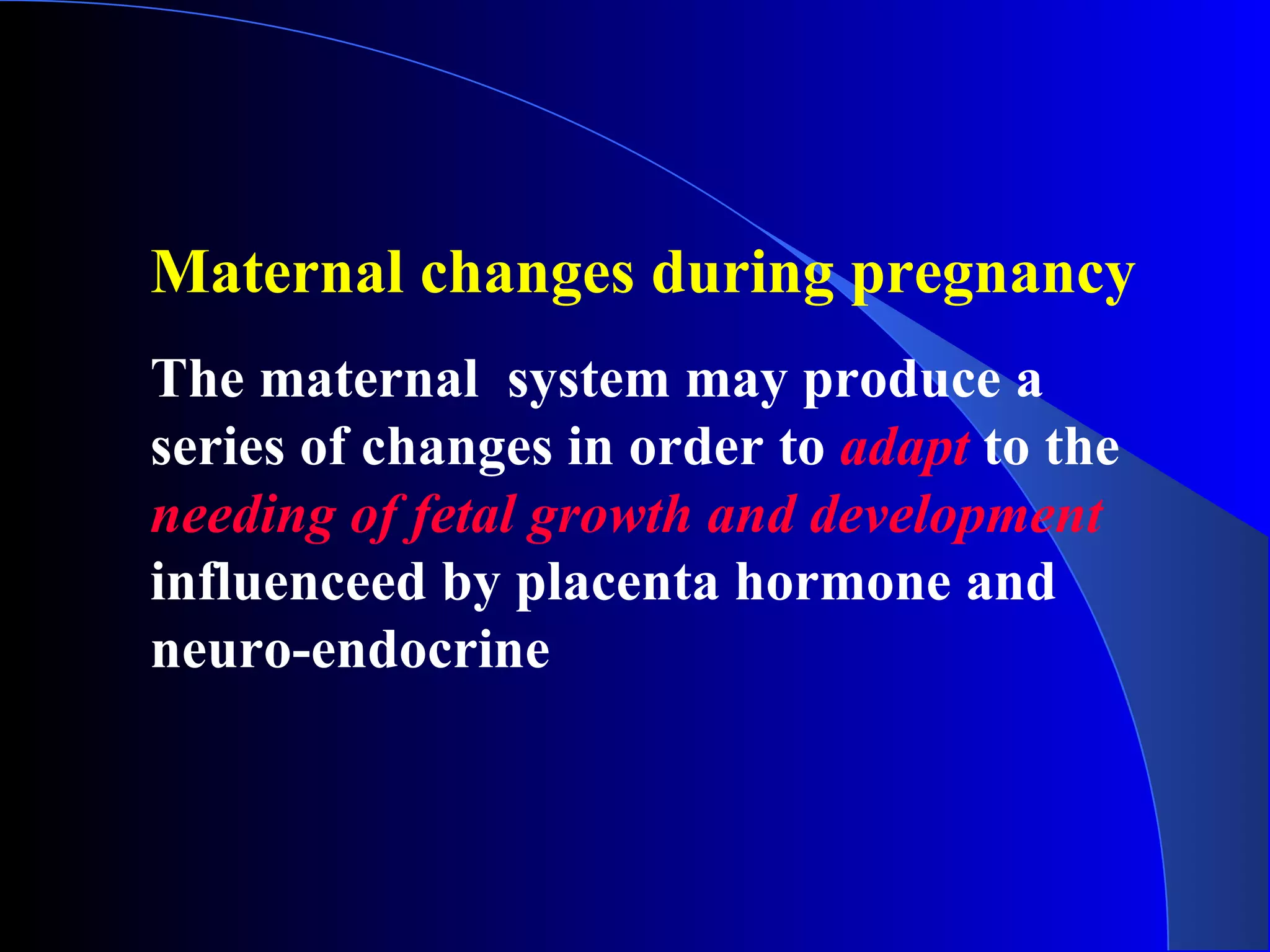 Physiology of pregnancy | PPT
