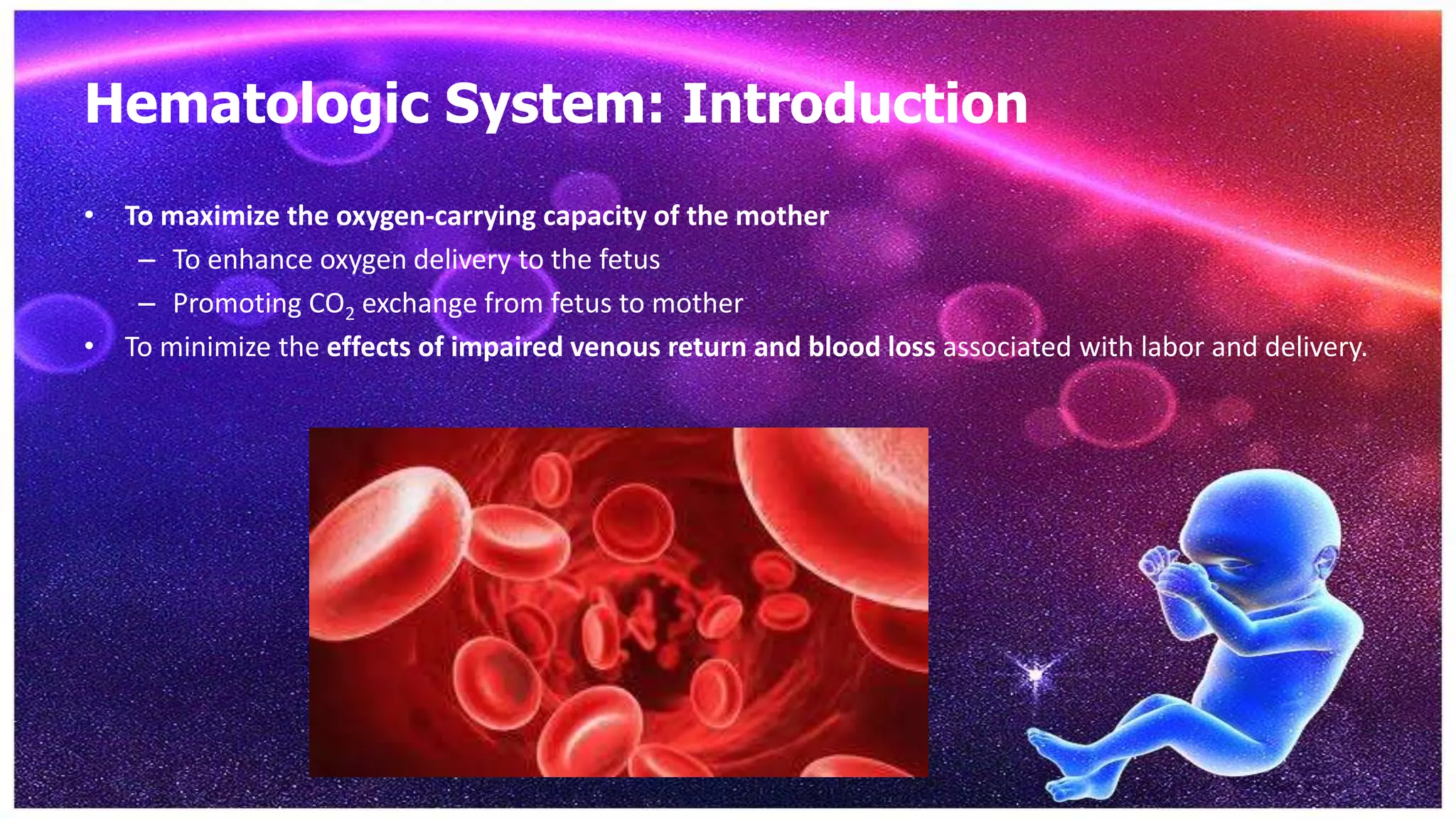 Physiology of pregnancy. cardiovascular, respiratory and hematology | PPTX