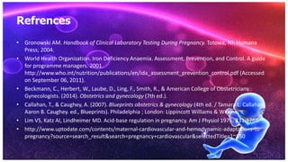 Physiology of pregnancy. cardiovascular, respiratory and hematology | PPTX