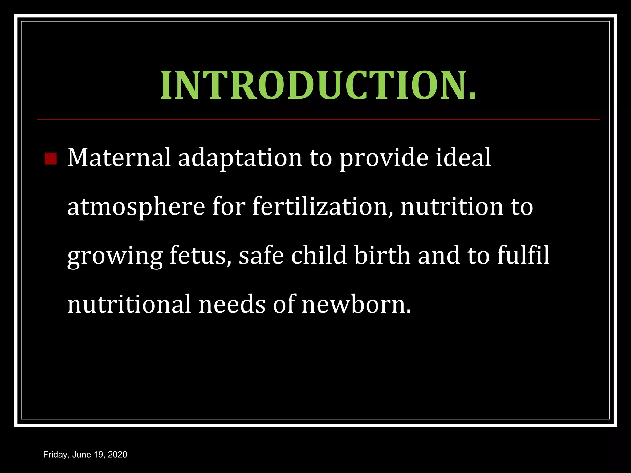 Physiology of pregnancy | PPT