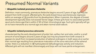 Physiology of Puberty - Razan Yassir Mohamed - paediatrician | PDF
