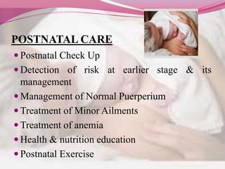 Physiology of puerperium,management of mother during puerperium ...