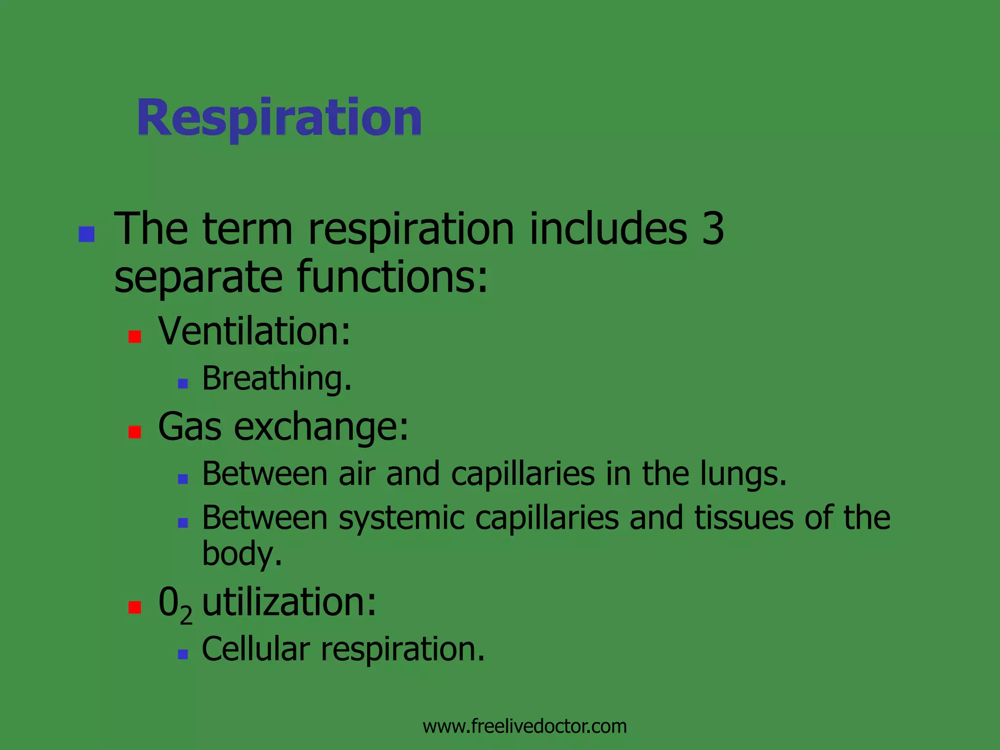 Physiology Of Respiration | PPT