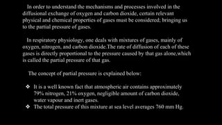 Physiology of respiration | PPTX
