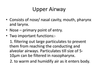 Physiology of respiration | PPTX