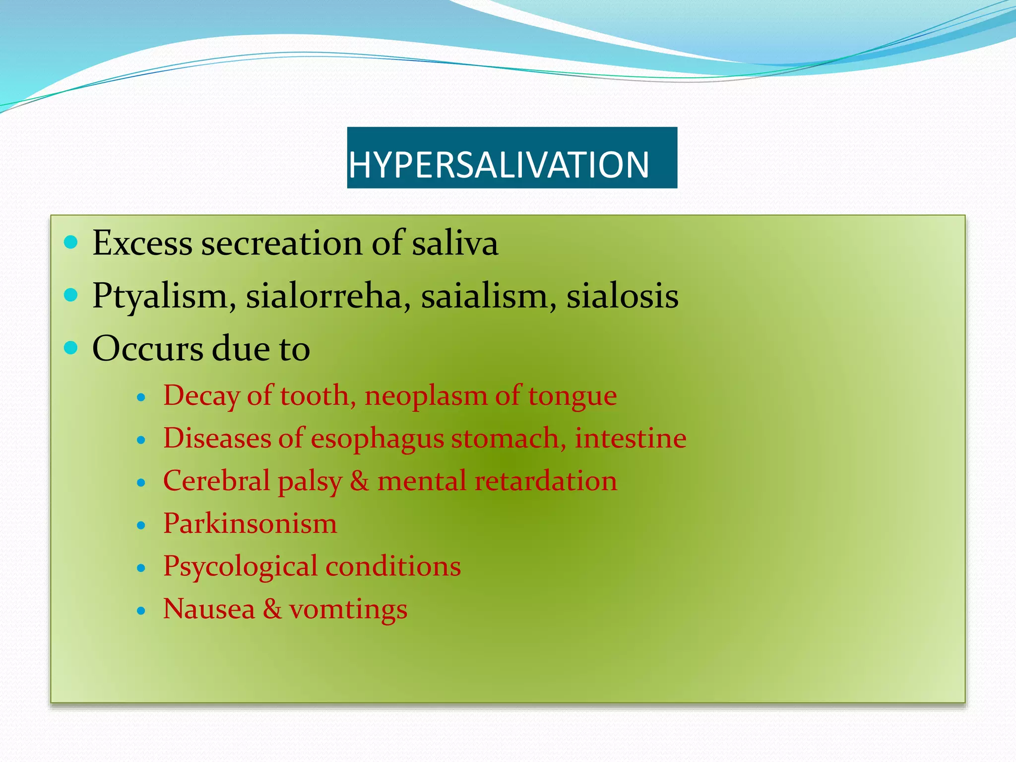 Physiology of saliva | PPTX