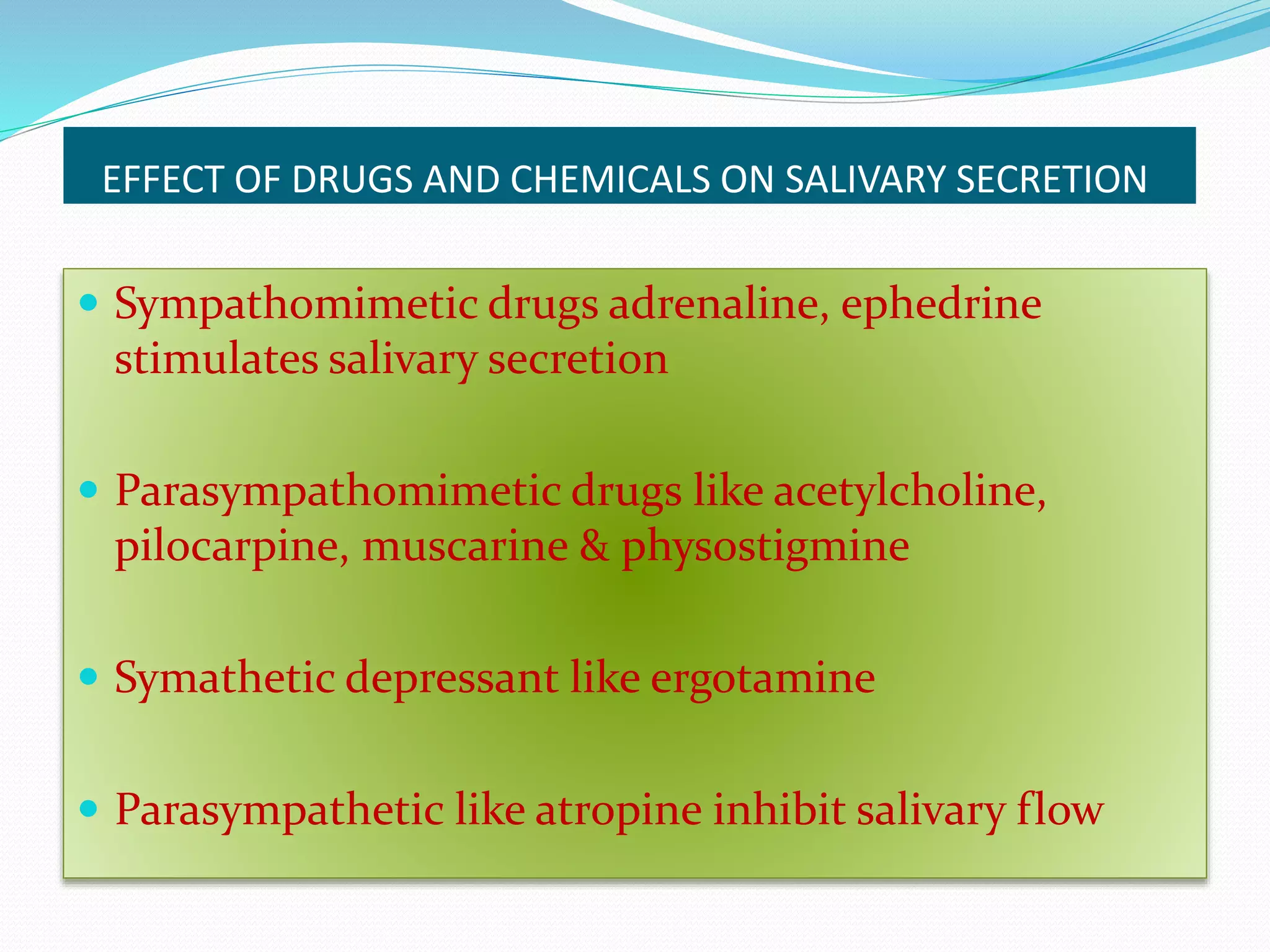 Physiology of saliva | PPTX