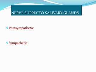 Physiology of saliva | PPTX