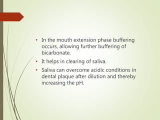 Physiology of saliva | PPTX