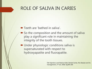Physiology of saliva | PPTX